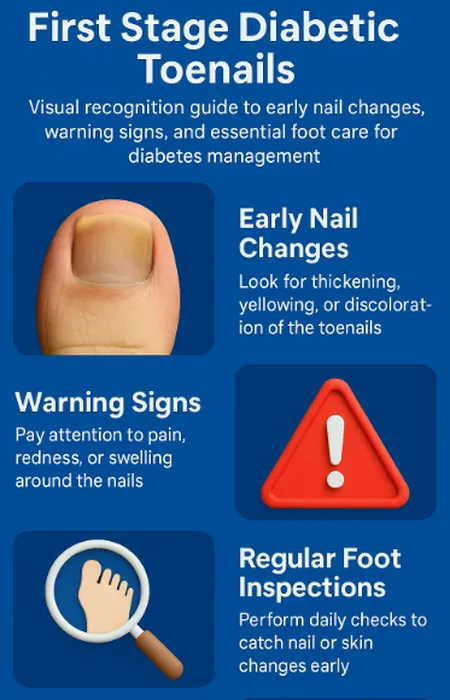 First Stage Diabetic Toenails Photos